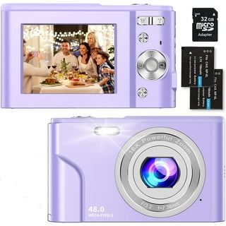 Zostuic 4K Digital Camera with Viewfinder Flash & Dial, 48MP Vlogging Camera Autofocus Anti ...