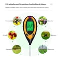 4 In 1 Soil Testers PH/Moisture/Temp/Sunlight Meter Flowers Moisture ...