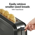 Hamilton Beach Long-Slot Toaster, 2 Slice Capacity, Slim Design, Black ...