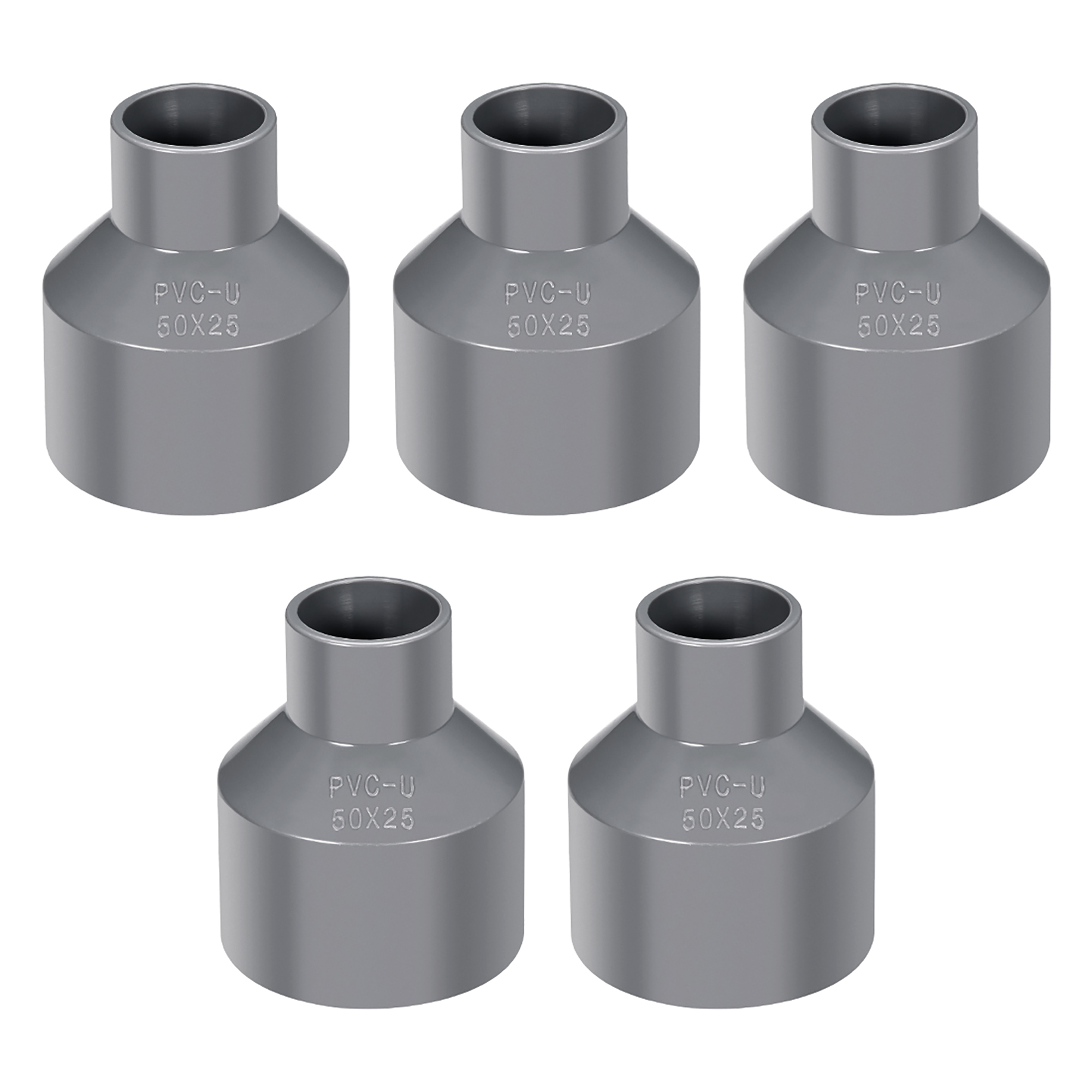 PVC DWV Reducing Coupling Schedule 40 Gray 3 4 inch X 1 1 2 inch Socket