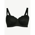 Joyspun Women's & Women's Plus Size Underwire Balconette Bra, Sizes ...