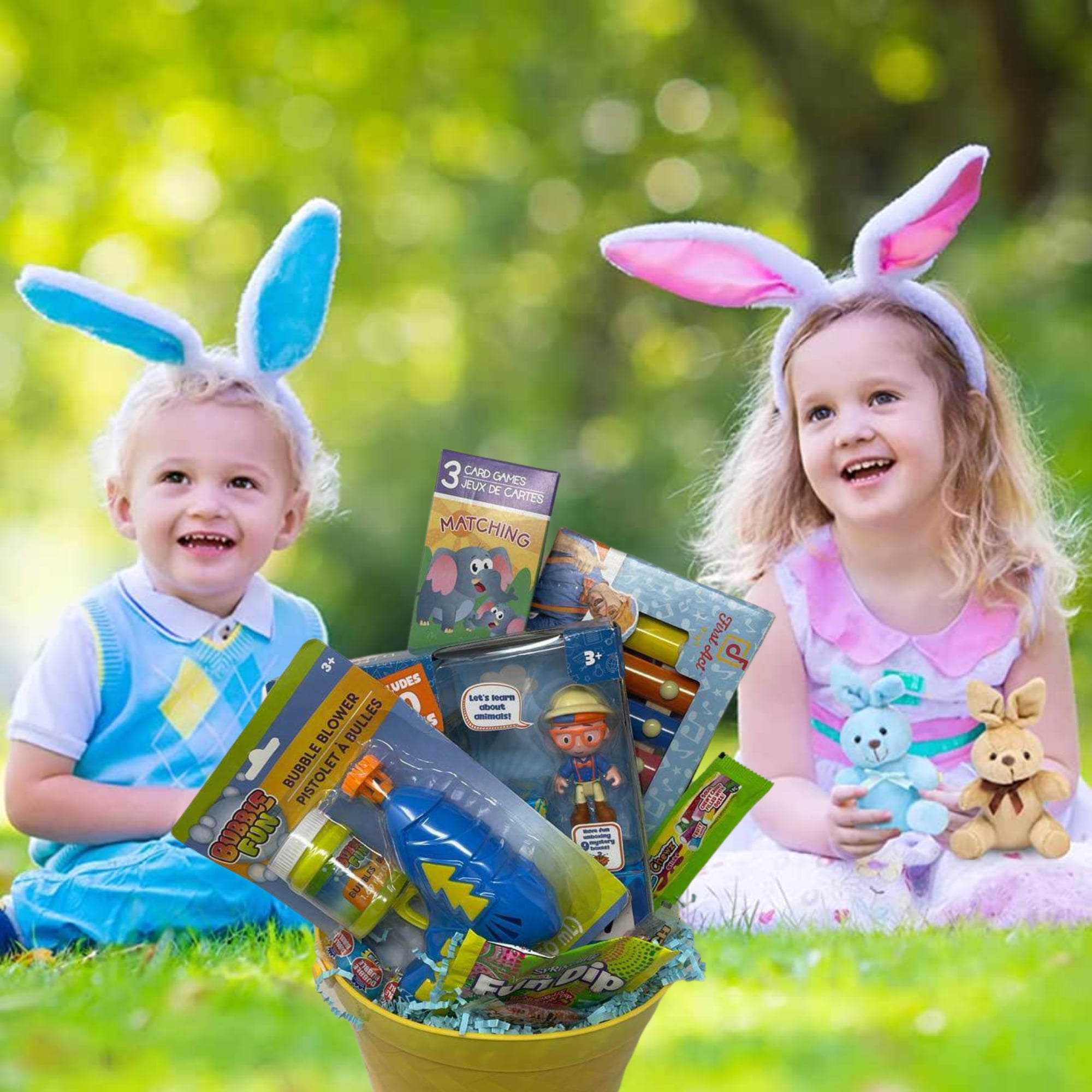 Blippi Easter Gift Basket Includes Blippi Surprise Boxes