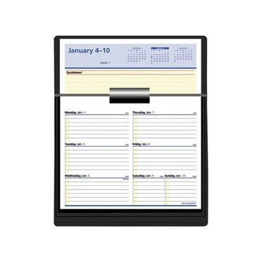 AT-A-GLANCE QuickNotes Desk Calendar Refill, 3 1/2 x 6, 2018 - Walmart.com
