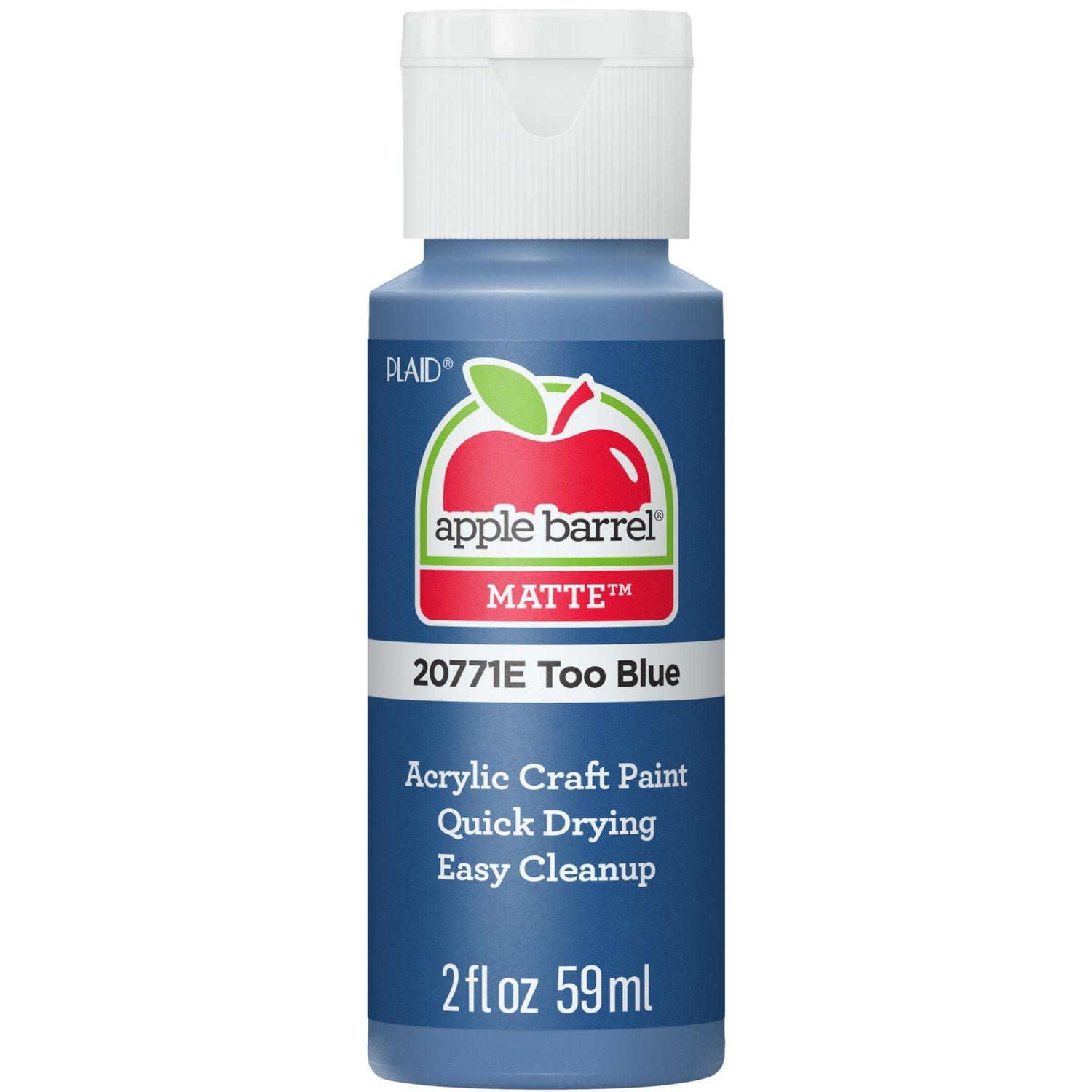 Apple Barrel Colors, 2 oz., Too Blue, 2 oz Matte Acrylic Paint - Walmart.ca