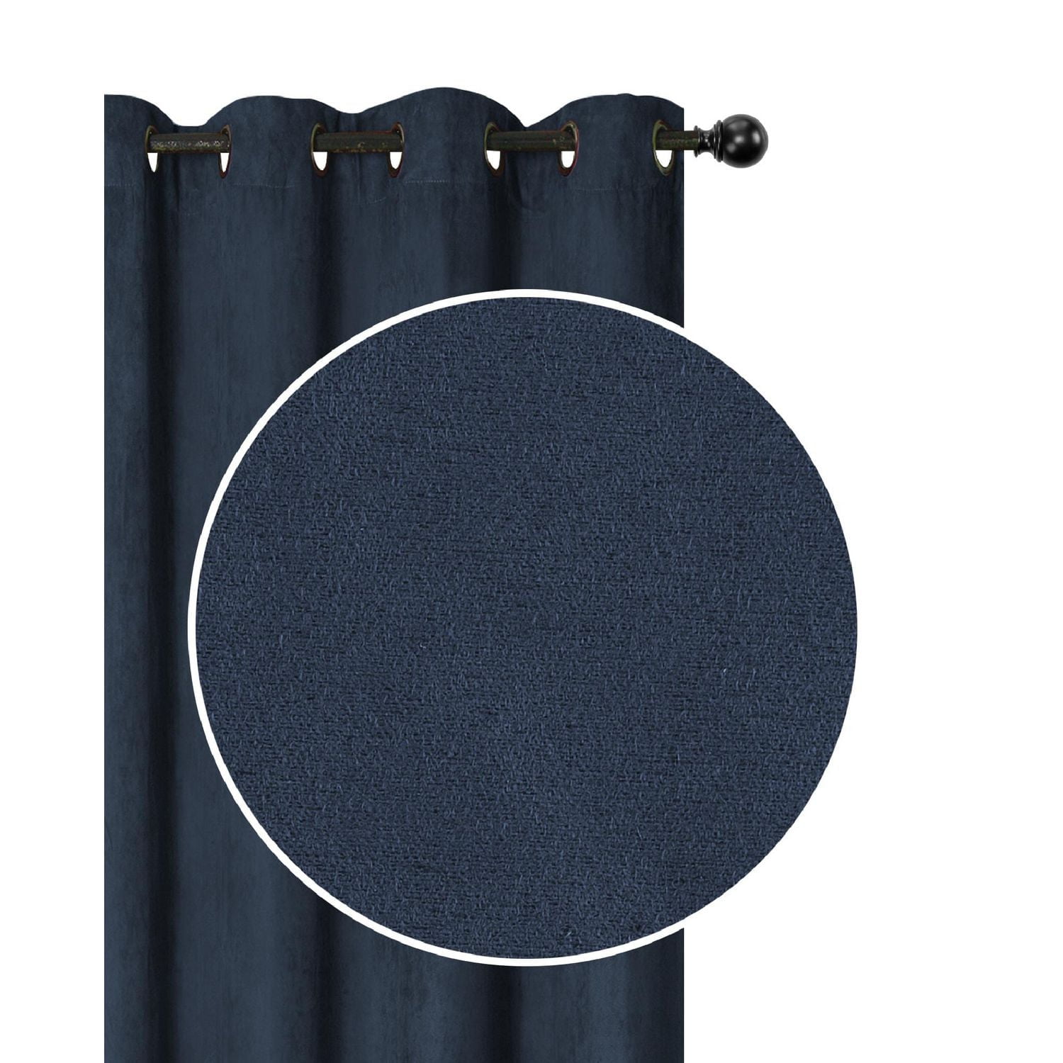 Click here for Ih Casadécor Faux Suede Panel With 8 Grommets (Nav... prices