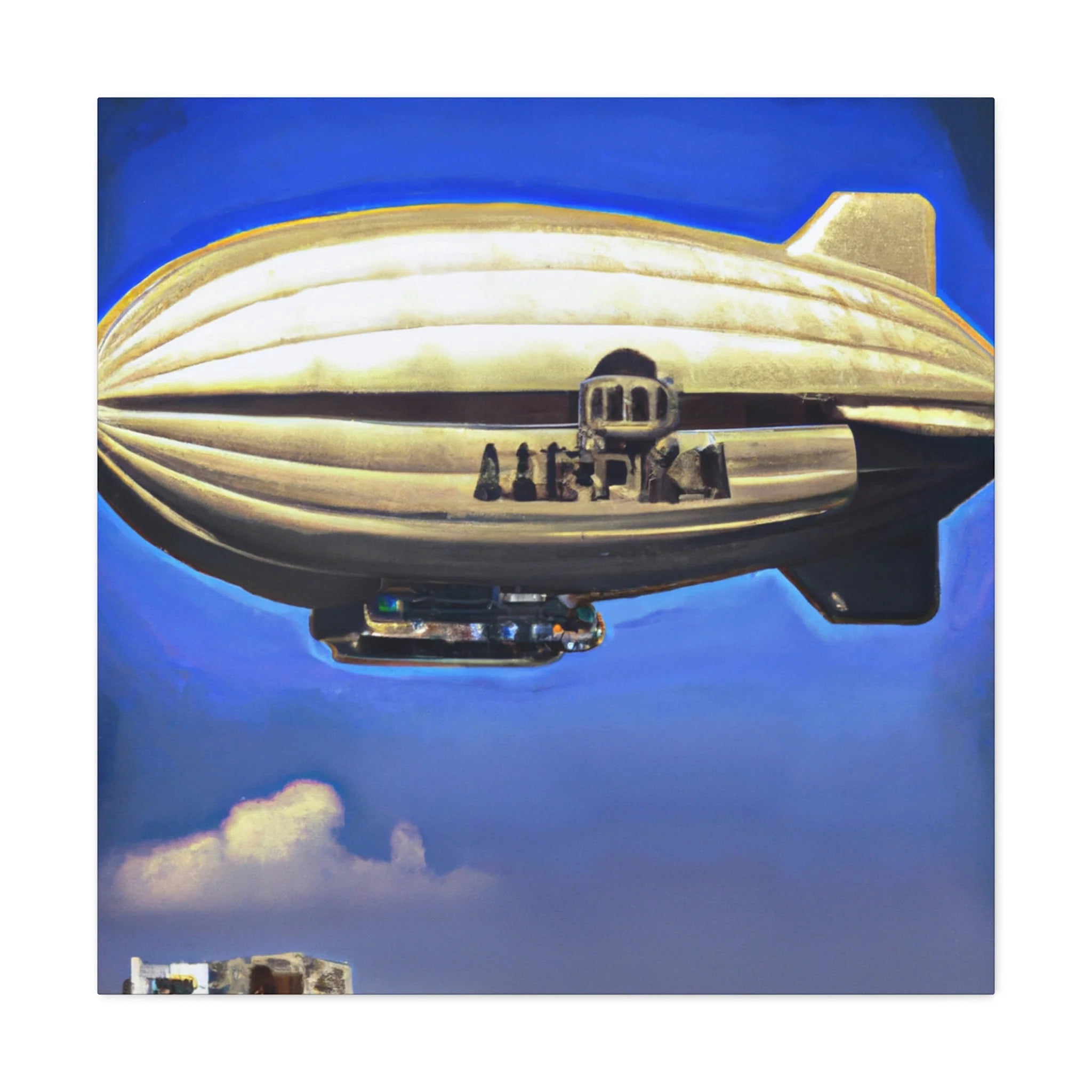 Blimp in the Sky - Canvas - Walmart.com