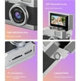 2026 New Thumb-Sized Flip Screen Mini Camera – Retro CCD Digital, 180 ...