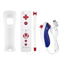 LUXMO Official Wireless Wii Remote Controller Motion Plus and Nunchuck ...