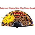 Large Folding Hand Rave Fan Popping Fan for Line Dancing Clacking Fans ...