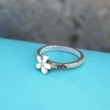 Ringmasters Daisy Stainless Steel with Enamel Choose the Right CTR Ring Size 5 - Walmart.com