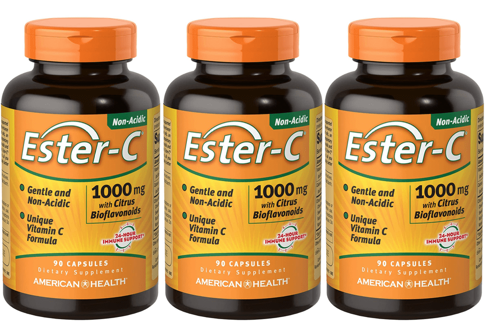 American Health Ester-C® 1000 mg with Citrus Bioflavonoids 90 Capsules ...