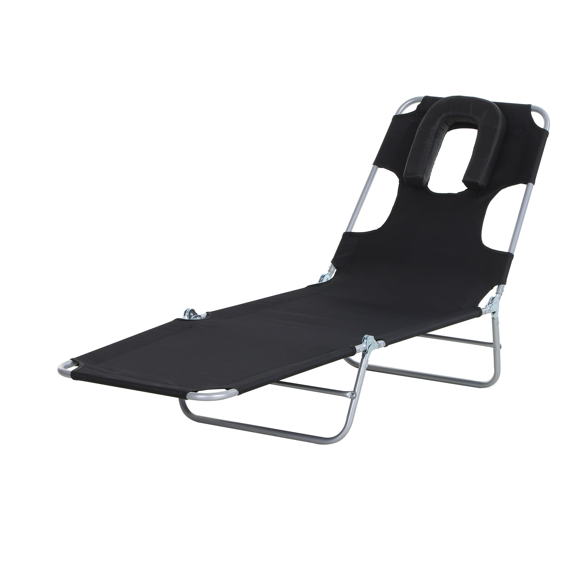 Click here for Outsunny Adjustable Folding Chaise Lounge With Fac... prices
