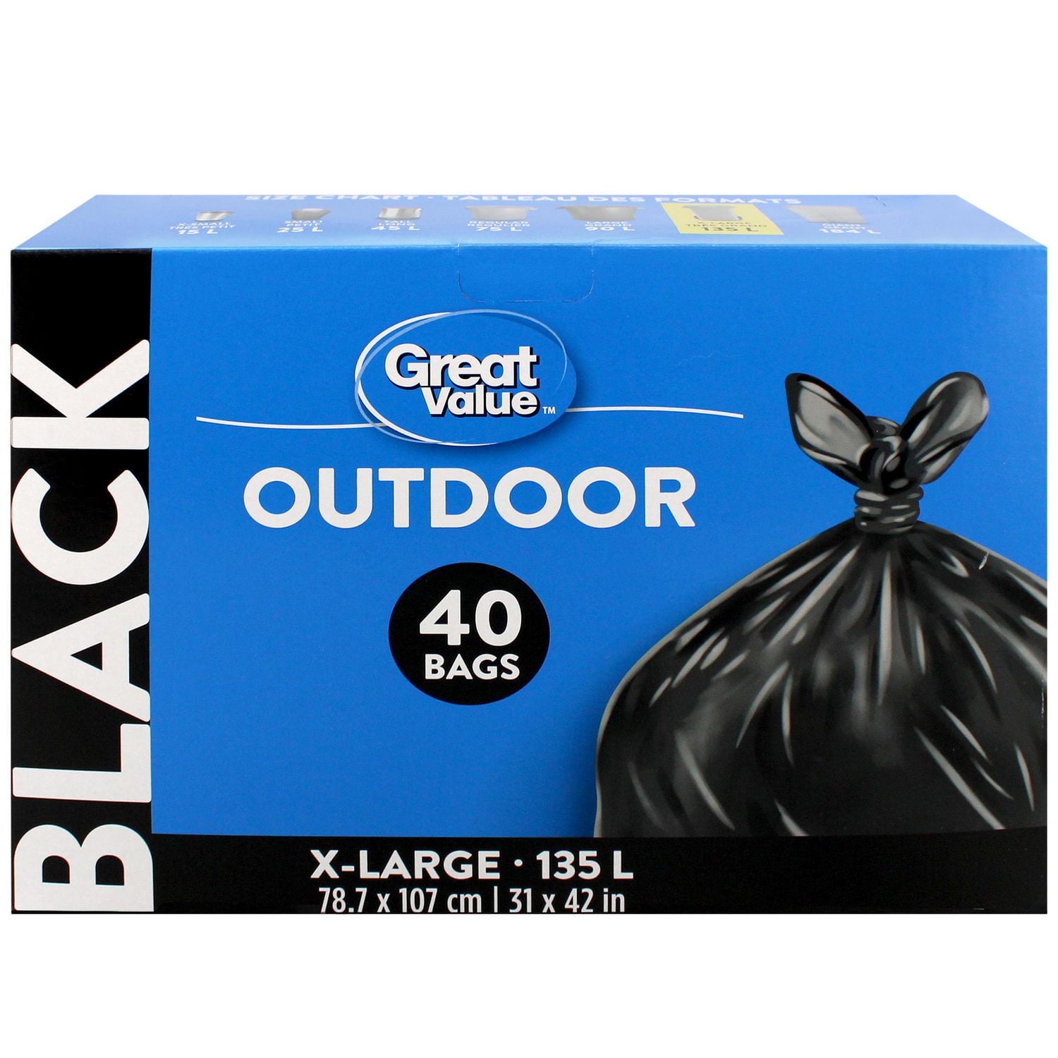 Click here for Great Value X-Large Outdoor Garbage Bags prices