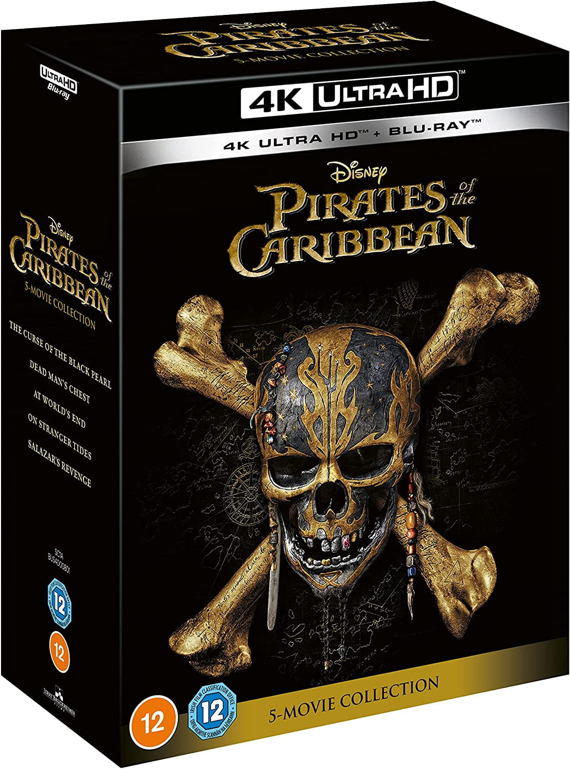 Pirates of The Caribbean 1-5 UHD Box set [UHD + Blu-ray] - Walmart.com