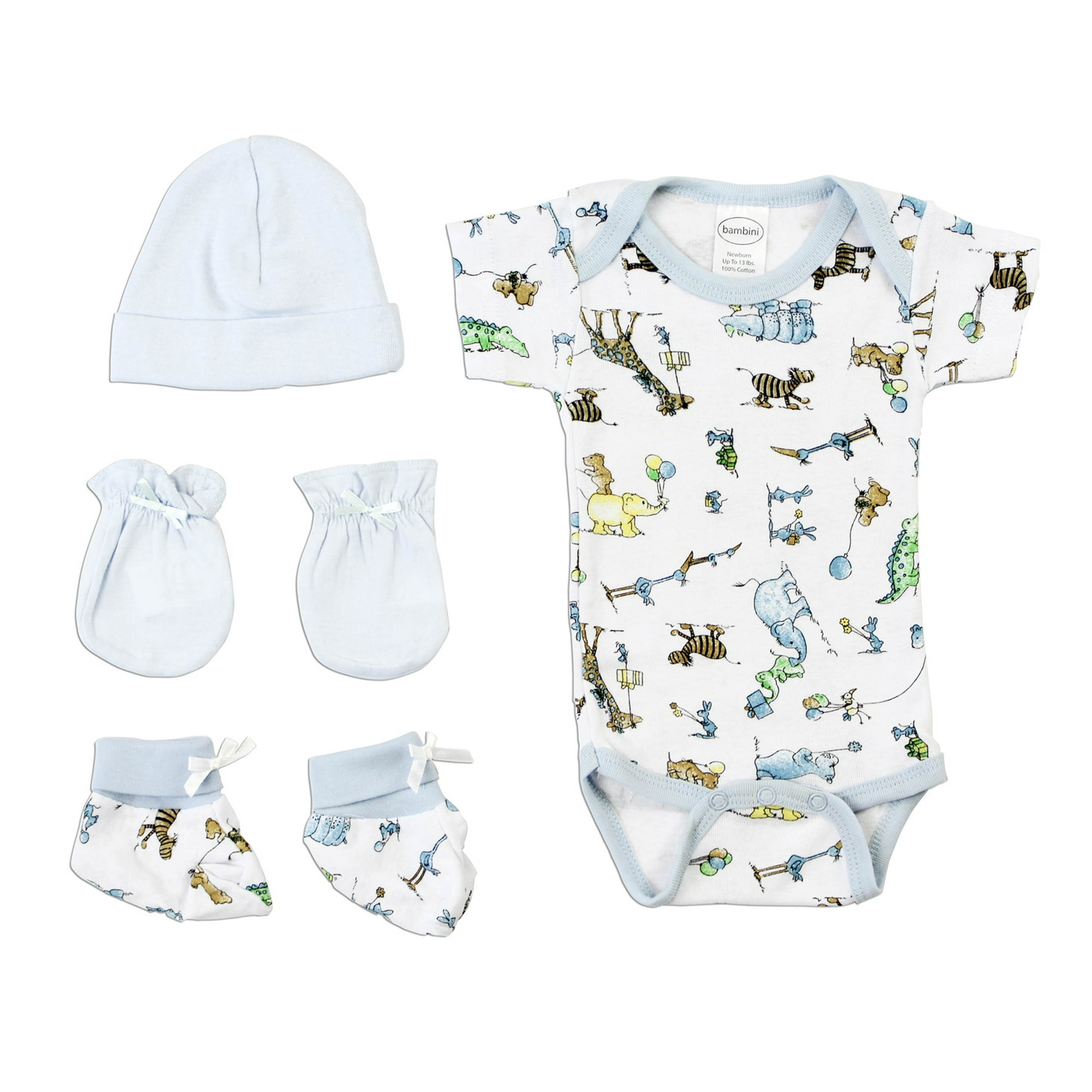 Click here for Bambini Newborn Baby Boys 4 Pc Layette Baby Shower... prices