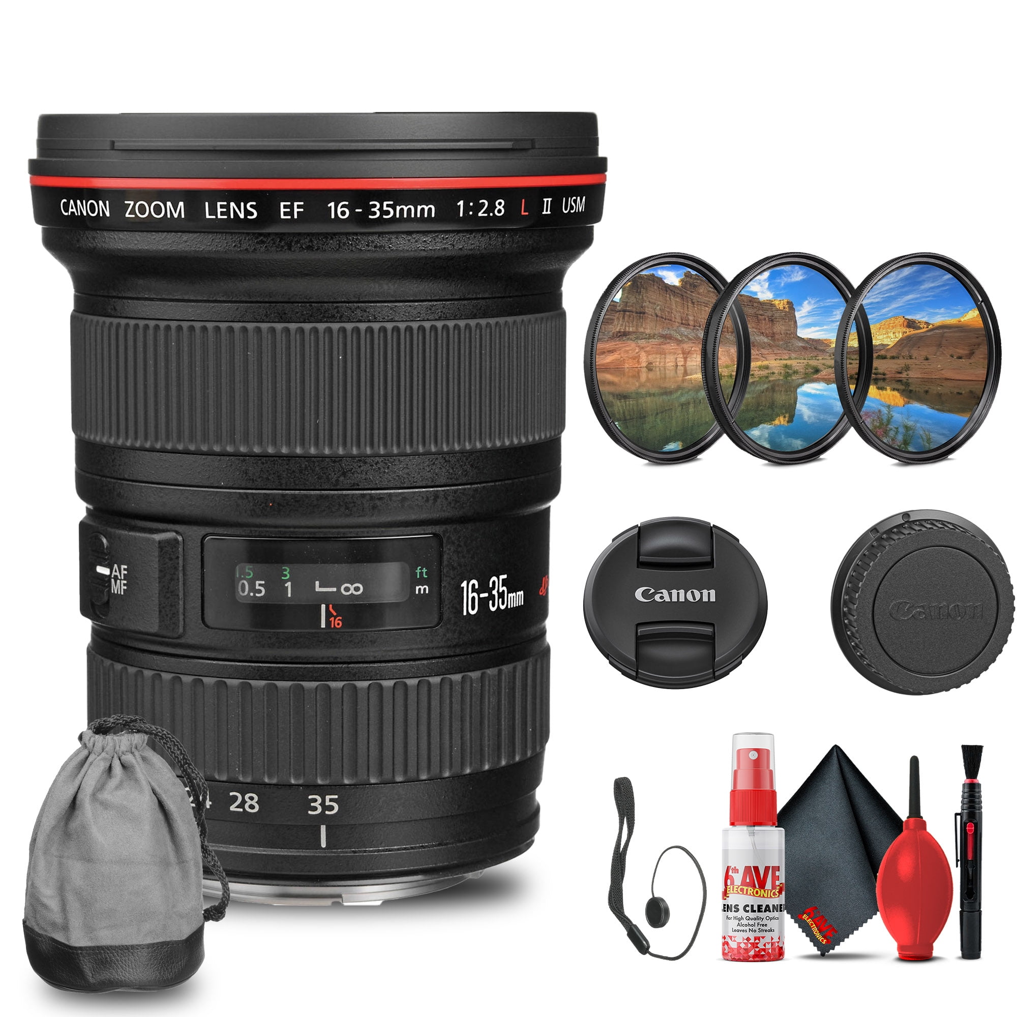 Canon 16-35 Canon EF 16-35mm F/4L IS USM Wide Angle Lens Bundle ...