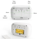 VOCOO Mini Digital Alarm Clock, 3.5'' LCD, Backlight, Indoor Temp ...