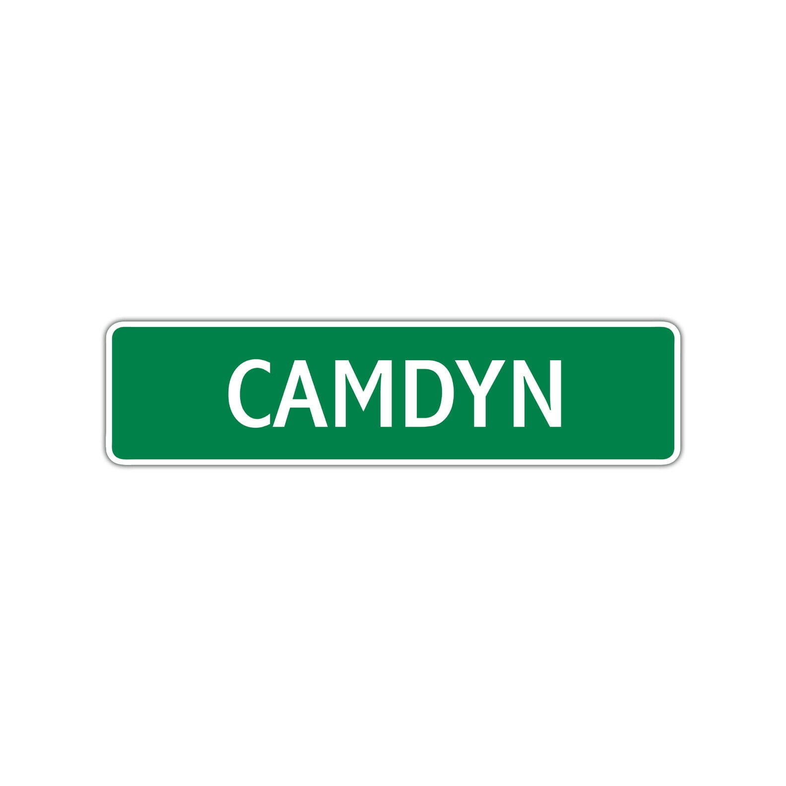 Camdyn Boys Children Name Letter Printed Wall Plaque Decoration Label ...