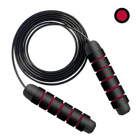 Adjustable Length Skipping Rope Fine Steel Bearing Jump Rope Heavy-Duty ...