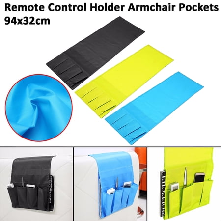 Foldable Remote Control Holder Bag Sofa Armrest Armchair Pockets ...