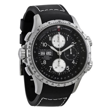 Hamilton X-Wind GMT Chronograph Black Dial MensWatch H77912335 ...
