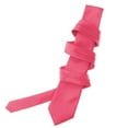 Mens Solid Hot Pink Ties Necktie - Walmart.com