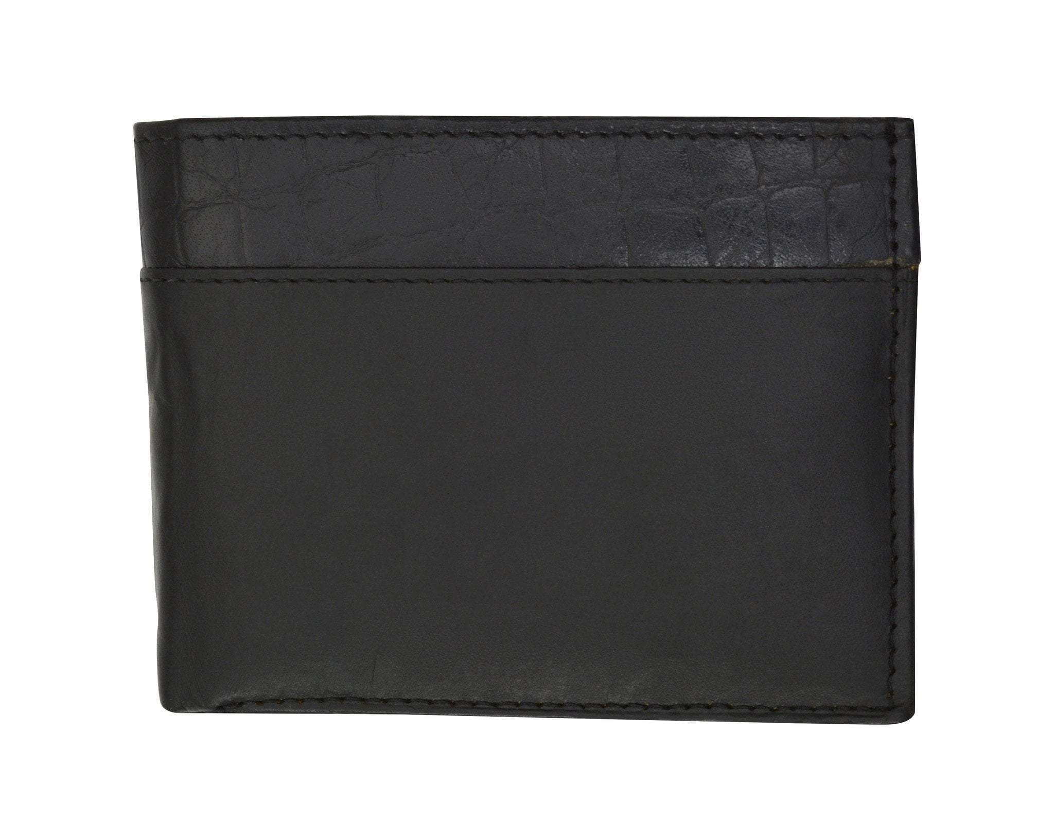 Special Series Mens Leather Removable ID Holder Bifold Wallet 5542 CF ...