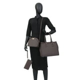 XB Checkered Handbags Set for Women Faux Leather Tote Satchel Bags with ...