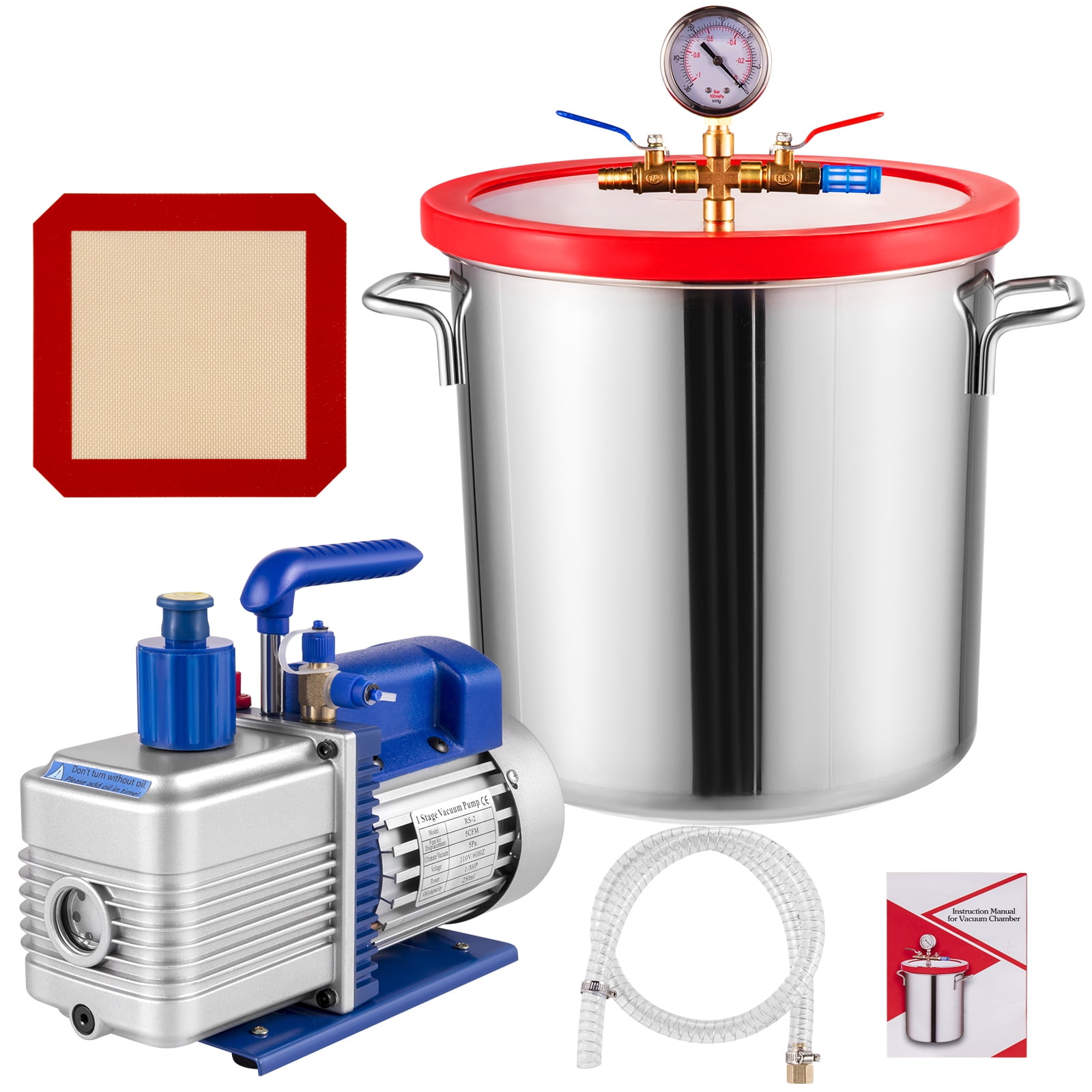 VEVOR 5 Gallon Stainless Steel Vacuum Degassing Philippines | Ubuy