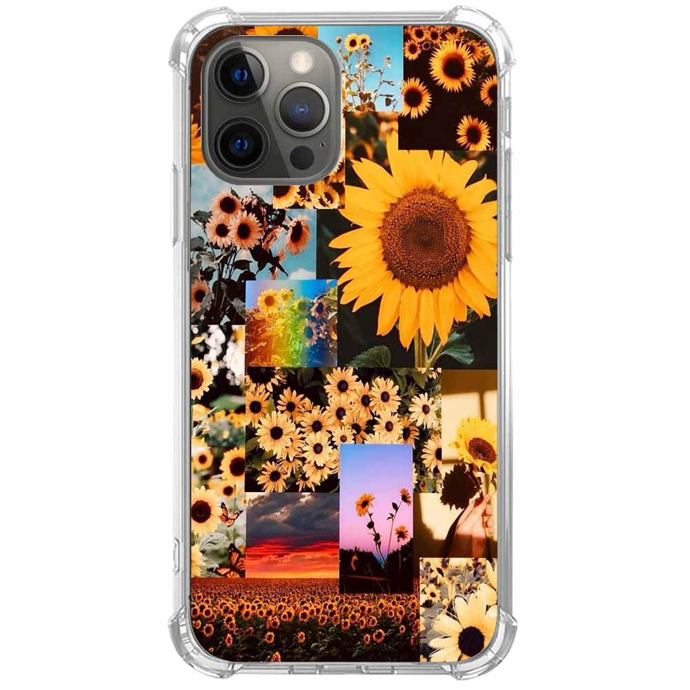Sunflower Collage Case for iPhone 12 Pro ,Aesthetic Art Design Pattern ...