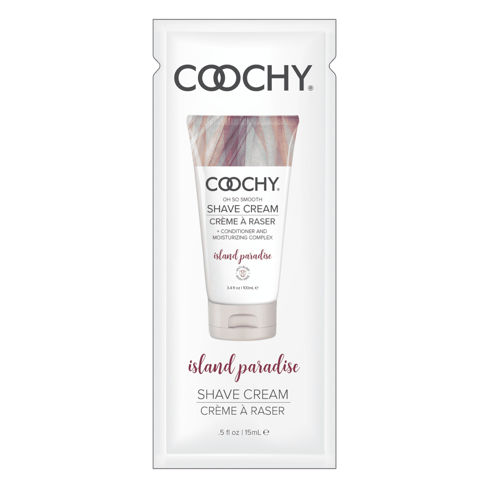 Coochy Shave Cream Island Paradise 15ml Foil - Walmart.com