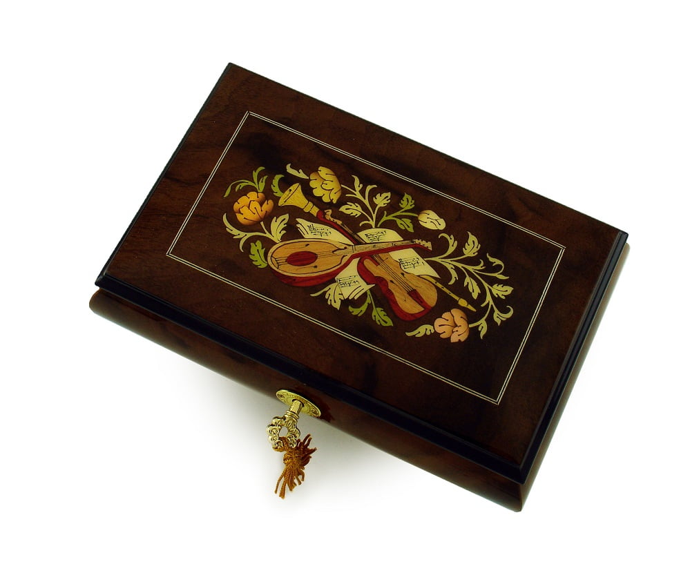 Timeless 30 Note Hand Crafted Musical Instrument and Floral Inlay ...