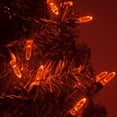 Wintergreen Lighting 70 Orange LED Christmas Tree Lights, 4" Spacing ...