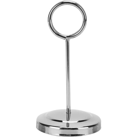 Picture Holder, Stainless Steel Table Card Holder Lightweight for Hotel ...