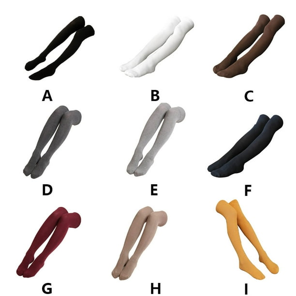 1 Pair Winter Thigh High long socks: come Socks Thermal Simple Style ...