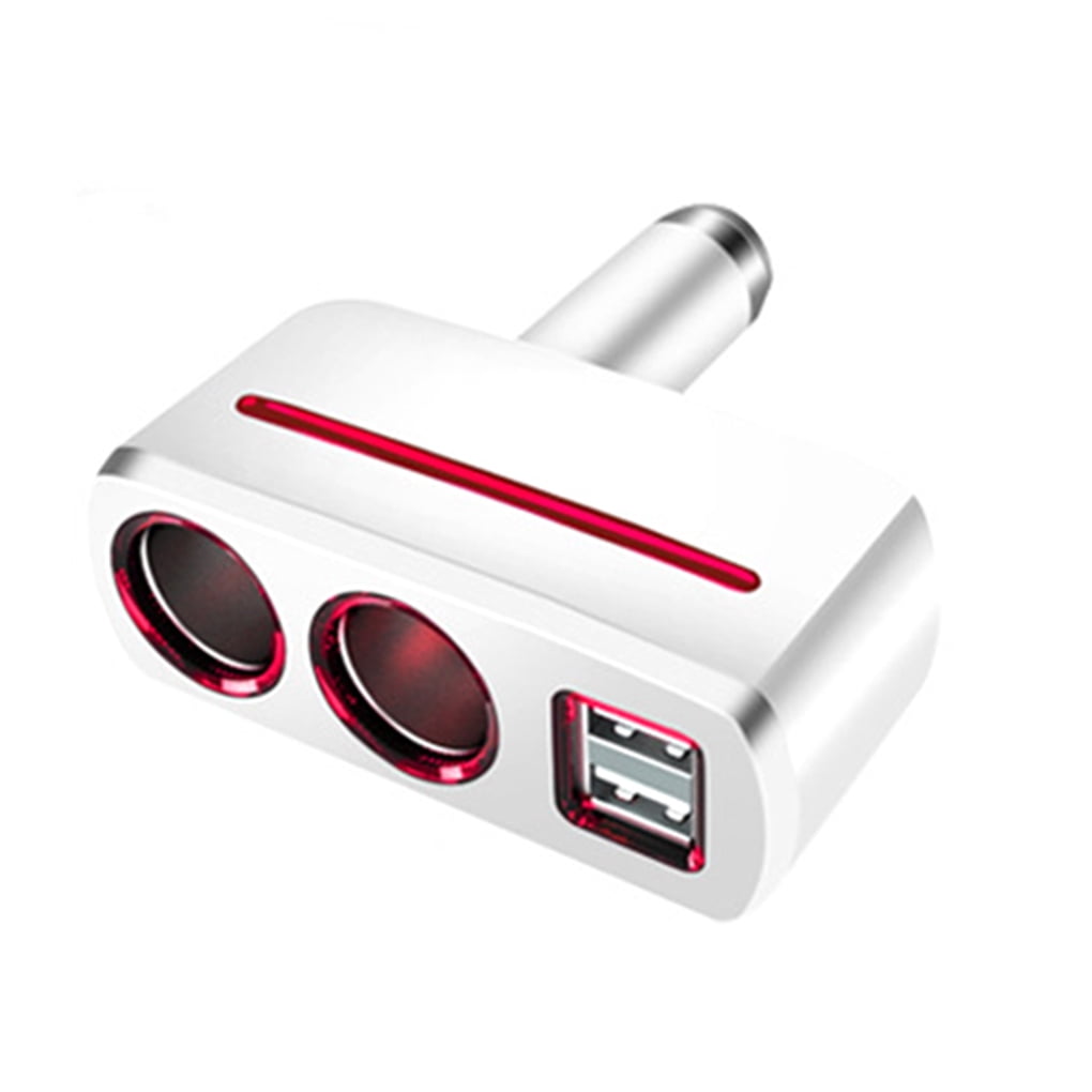 VONKY 2-Socket Cigarette Lighter Adapter Socket Splitter Separate ...