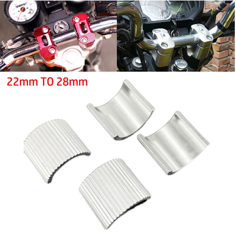 4x 22mm 7 8 28mm 1 1 8 Handlebar Mount Riser Clamp Conversion Shim 4x-22mm-7-8-28mm-1-1-8-handlebar-mount-riser-clamp-conversion-shim