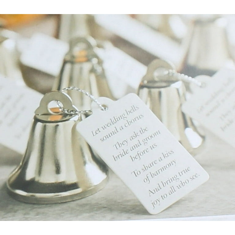 Silver Bells Wedding Favors Castle Bell Place Card Holder Favors