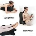 Memory Foam Ergonomic Rest Pillow, 27° Angle Prone Pillow for Sleeping ...