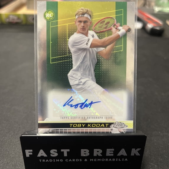 2024 Topps Chrome Tennis Toby Kodat #TCA-TKT Chrome Rookie Topps ...