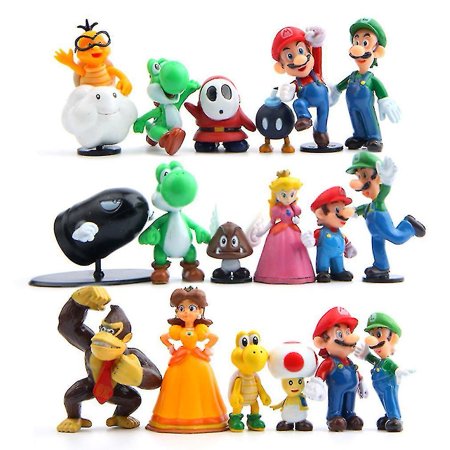 18pcs Super Mario Princess Goomba Figure Doll | Walmart Canada