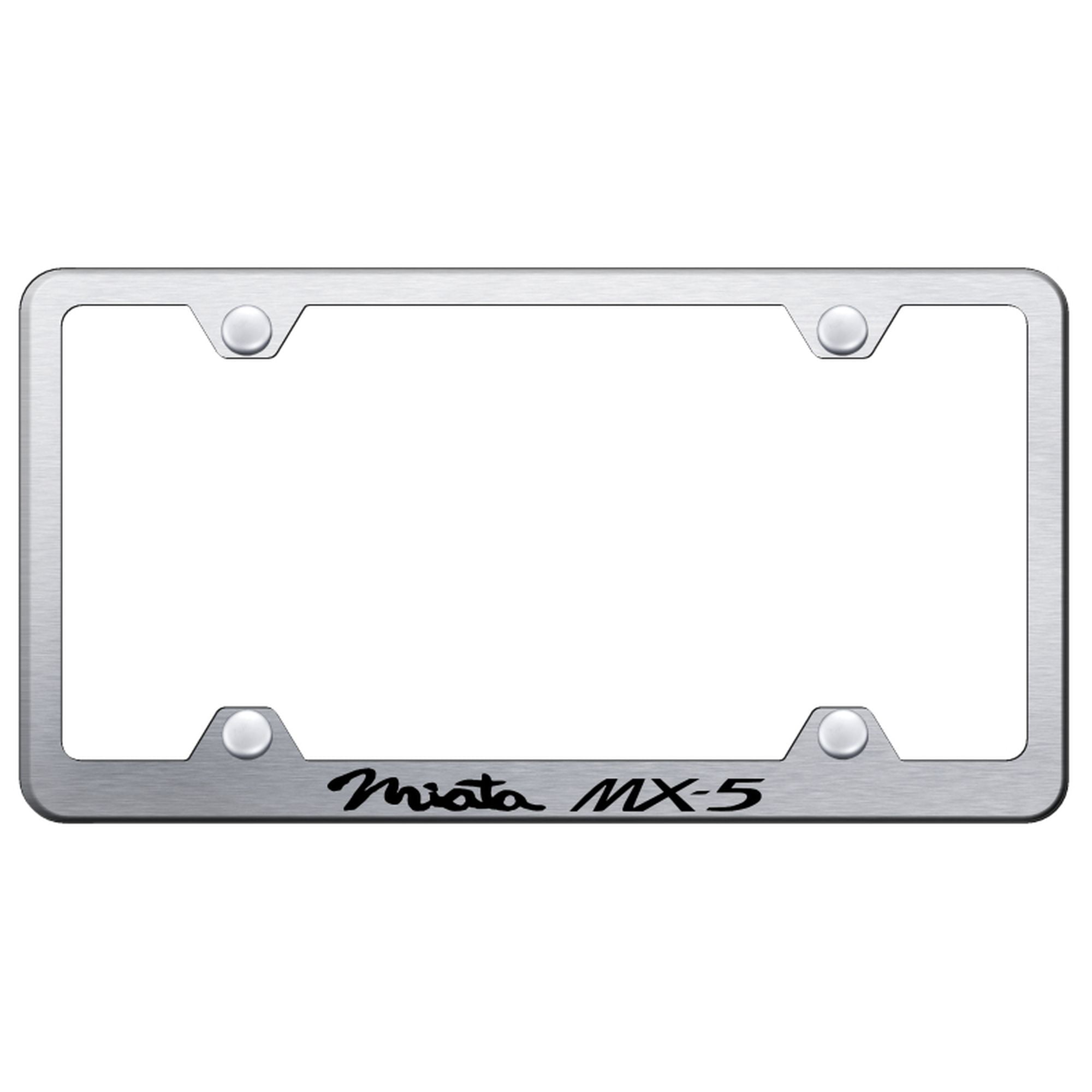 Mazda Miata MX-5 Laser Etched Logo Wide Body License Plate Frame ...