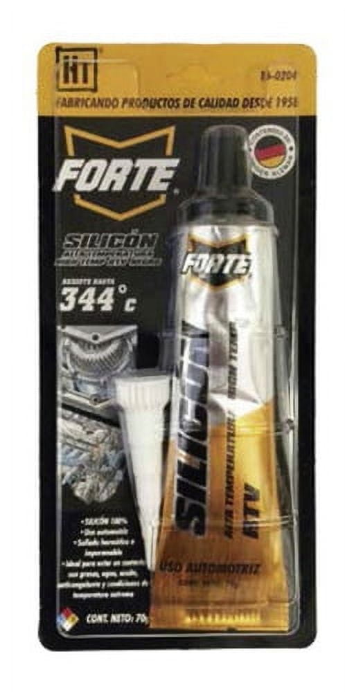 Silicon Automotriz Rtv Alta Temperatura Negro Forte 70gr | Walmart en línea