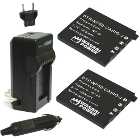 Wasabi Power Battery (2-Pack) and Charger for Canon NB-4L - Walmart.com