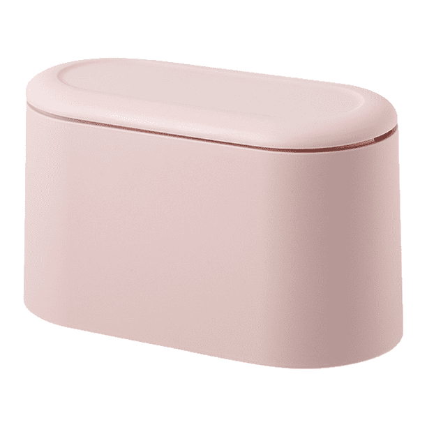 Mini Trash Can with Lid - Removable Small Garbage Can, Tiny Plastic ...
