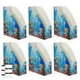Set of 6 Heavy Book Organizer, Easy to clean PP Magazine File Holder ...