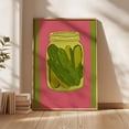 Affixzi Retro Pop Art Pickles Kitchen Poster - Colorful Modern Funky ...