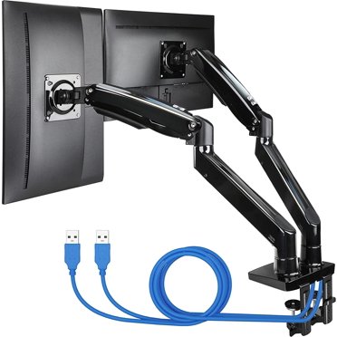 Visidec By Atdec Vfs-dh Freestanding Dual Horizontal Monitor Mount ...