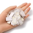 100pcs Paper Jewelry Price Tag Writable Price Tag Rectangle with Word ...