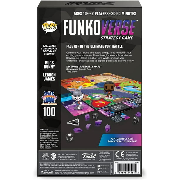Funkoverse: Space Jam 2: Un nuevo Legacy 100 2-Pack, Lebron James y ...